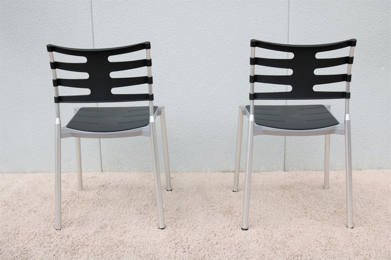 Modern Danish Kasper Salto for Fritz Hansen Ice Outdoor Dining Chairs ...