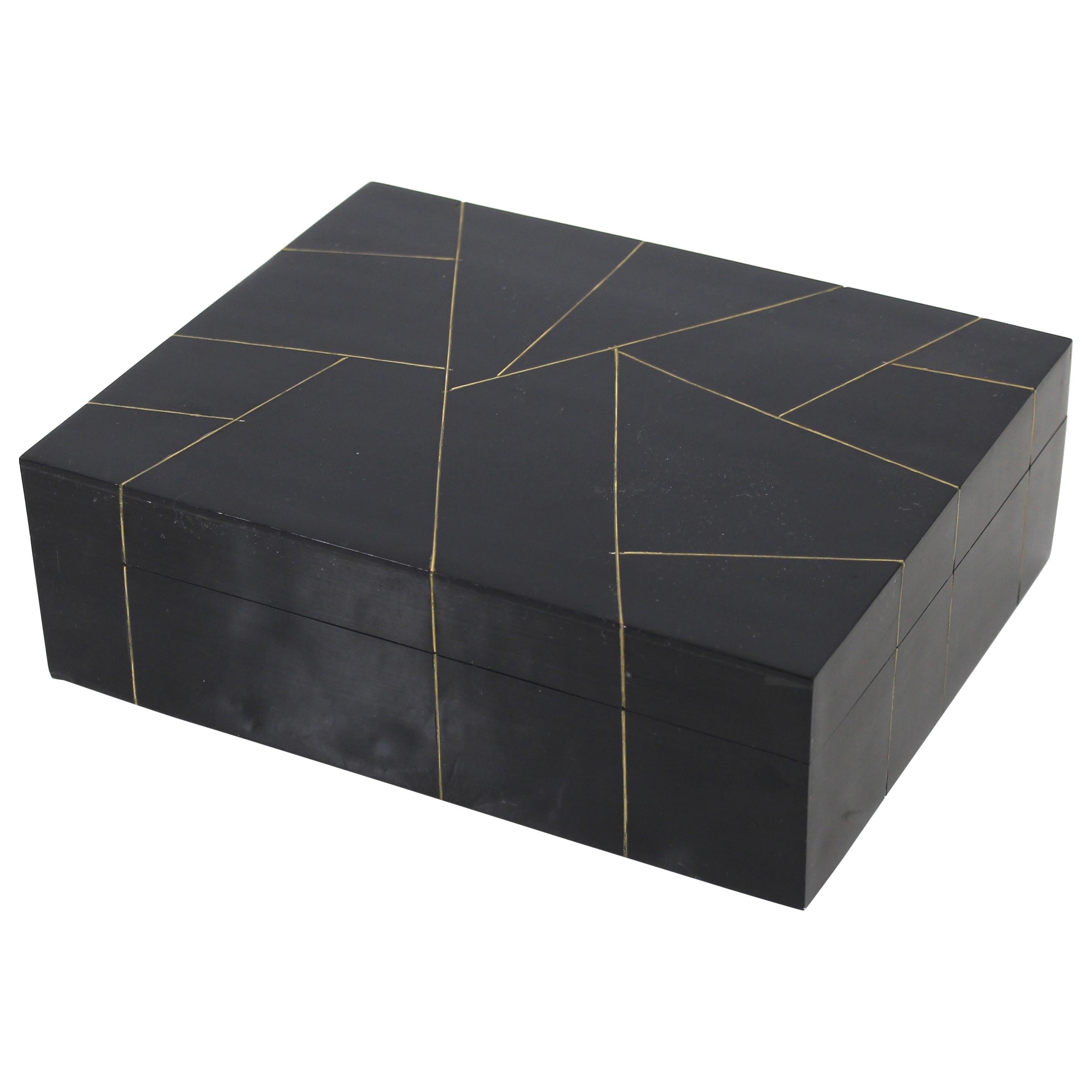 Okapi Bone Inlay Decorative Box For Sale at 1stDibs
