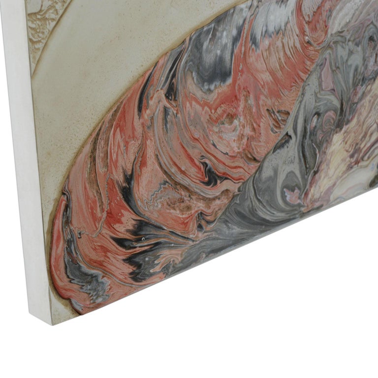 Art Wall Panel Relief Scagliola textured decor handmade in Italy by ...