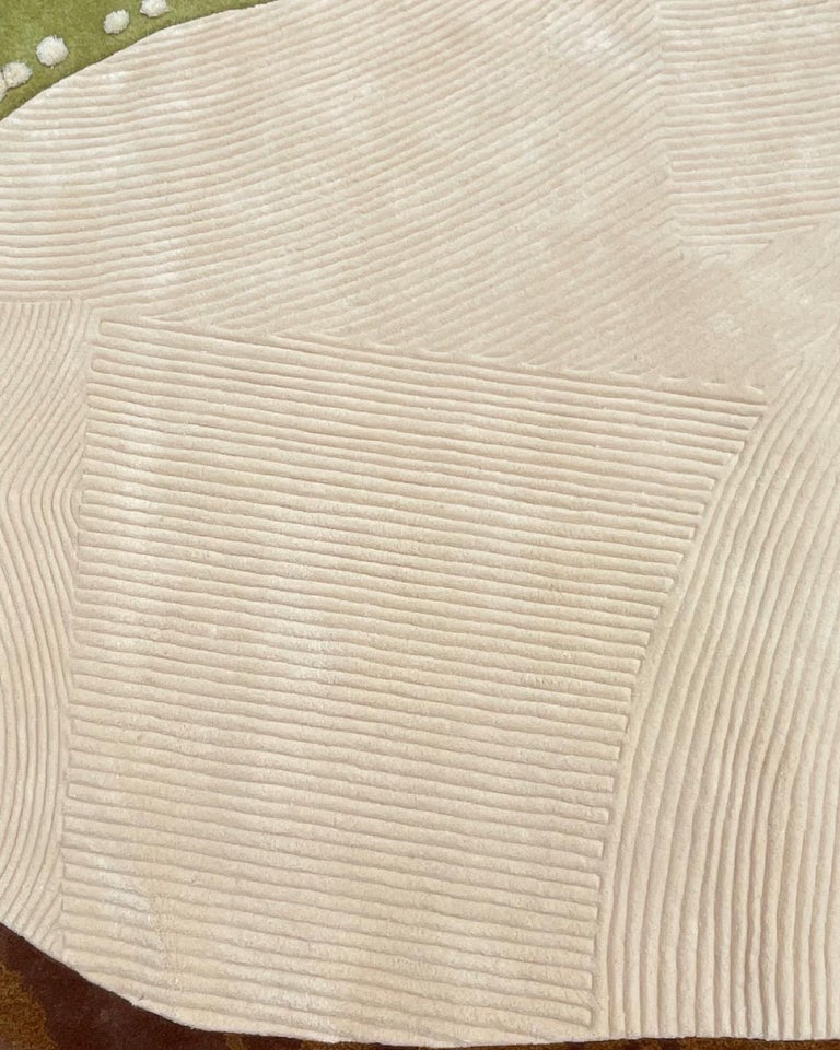 Modern Design Style Hand-Tufted Rug 'Zen Garden' by Rag Home For Sale ...