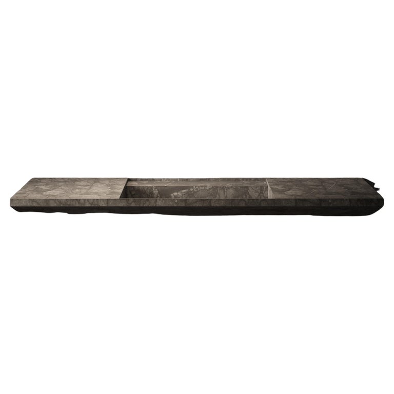 Modern Designed Suspended Sink Made in Marble For Sale at 1stDibs