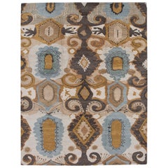 Modern Tibetan Rug Art Deco Design Carpets at 1stDibs