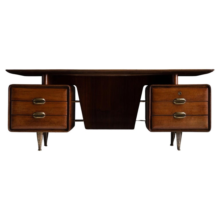 Modern Desk by Vittorio Dassi, Italy circa 1950 For Sale at 1stDibs
