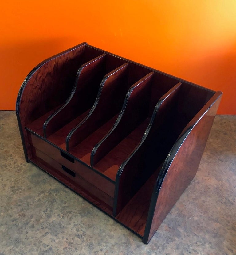 Modern Desk Organizer / 2-Drawer Letter Tray at 1stDibs | modern letter ...