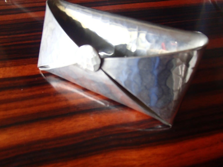 Modern Desk Set of Pewter for Letters and Visit Cards by Jean Goardere ...