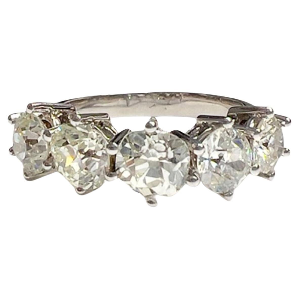 Modern Diamonds Band Gold Ring For Sale at 1stDibs
