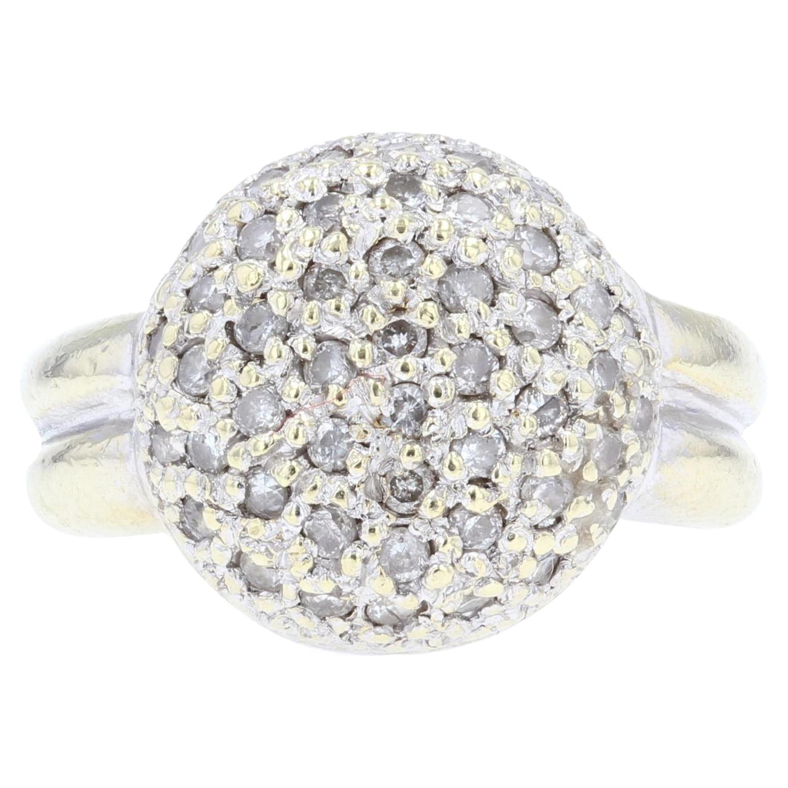 Modern 18 Karat Yellow Gold Bangle Ring at 1stDibs