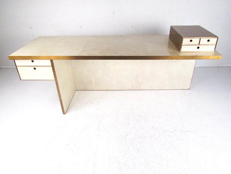 Modern "Dillon" Executive Desk by Kelly Wearstler For Sale at 1stDibs