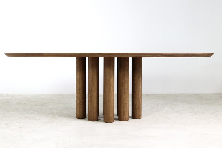 Modern Dining Room Oval Table Solid Oak, Contemporary Nathan Lindberg ...