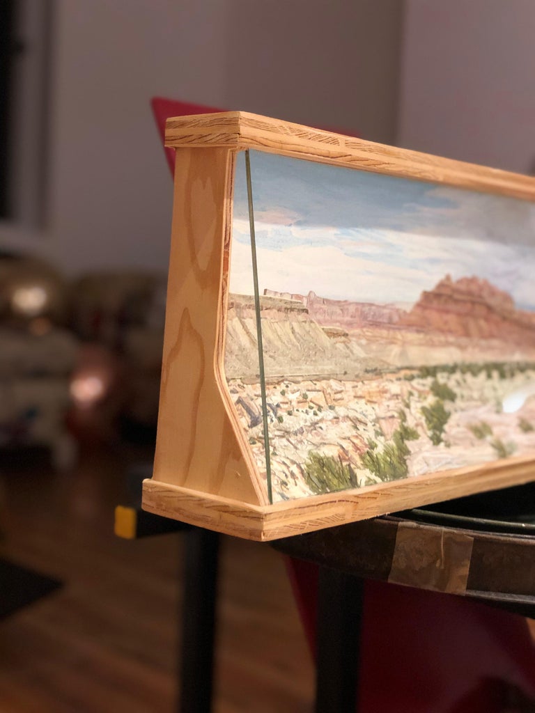 Modern Diorama "Area Above San Rafael Reef, Utah" Lloyd Brown, 1999 ...