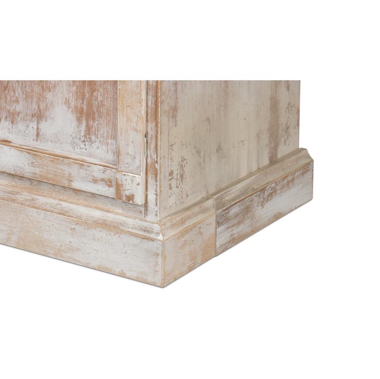Modern Distressed Finish Hutch For Sale at 1stDibs