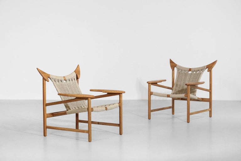 Modern Easy Chairs, Model "Bull" Handcrafted Danish Manufacture For ...