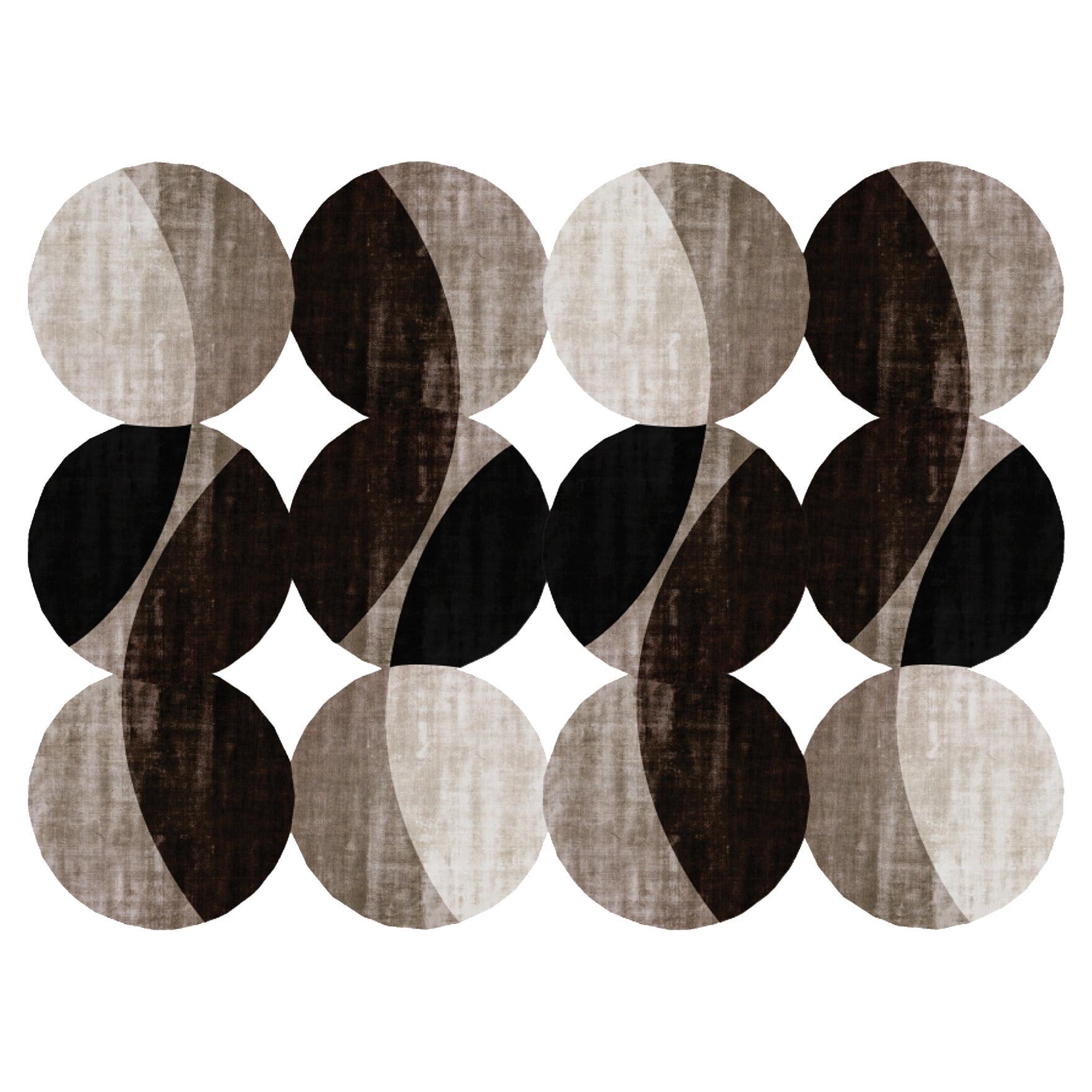 Modern Eclectic Memphis Design Style Rug with Hand Tufted Botanical ...