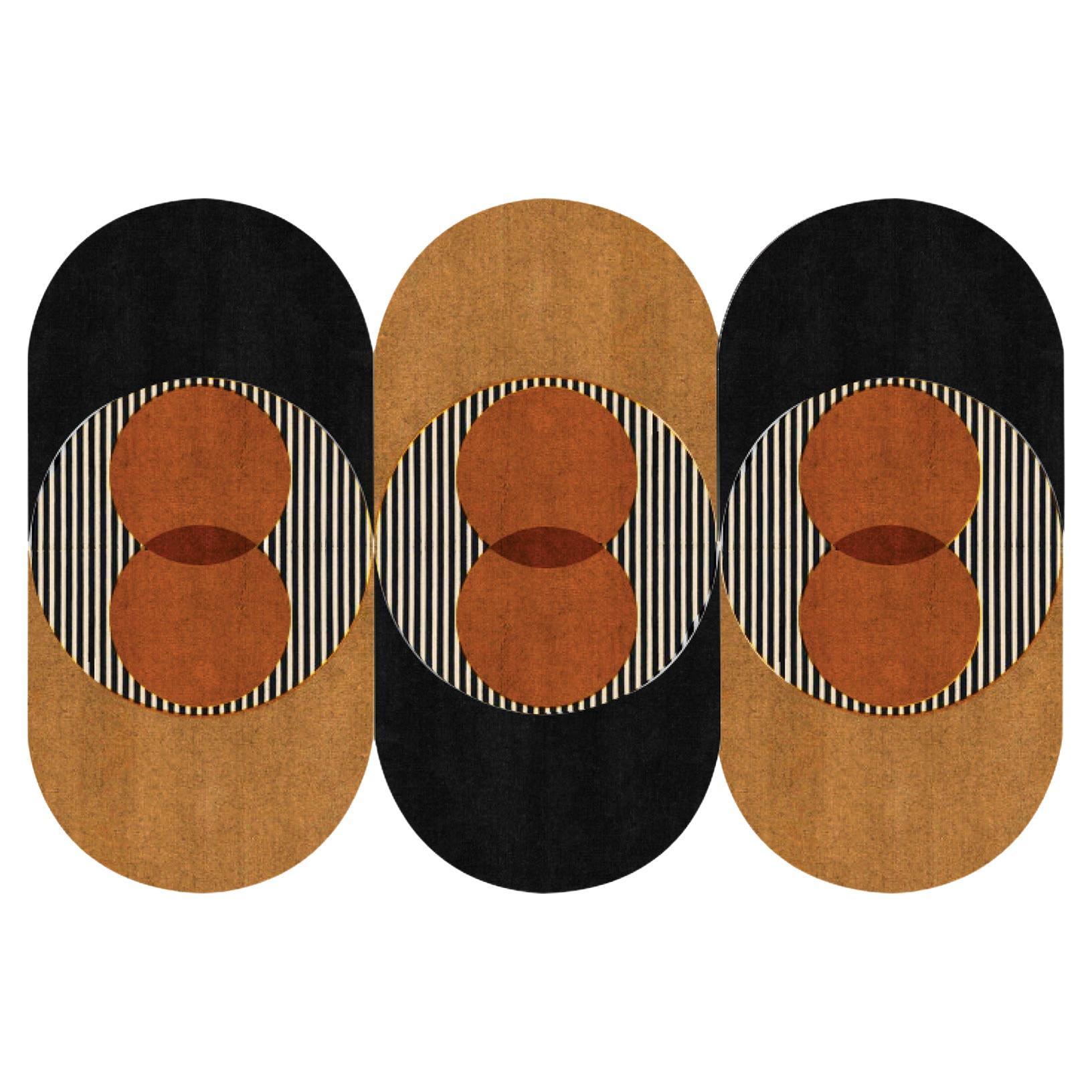 Modern Eclectic Memphis Design Style Rug with Hand Tufted Botanical ...