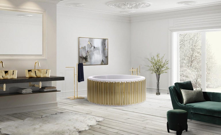 Modern Eden in Gold-Plated Vessel Sink by Maison Valentina For Sale at ...