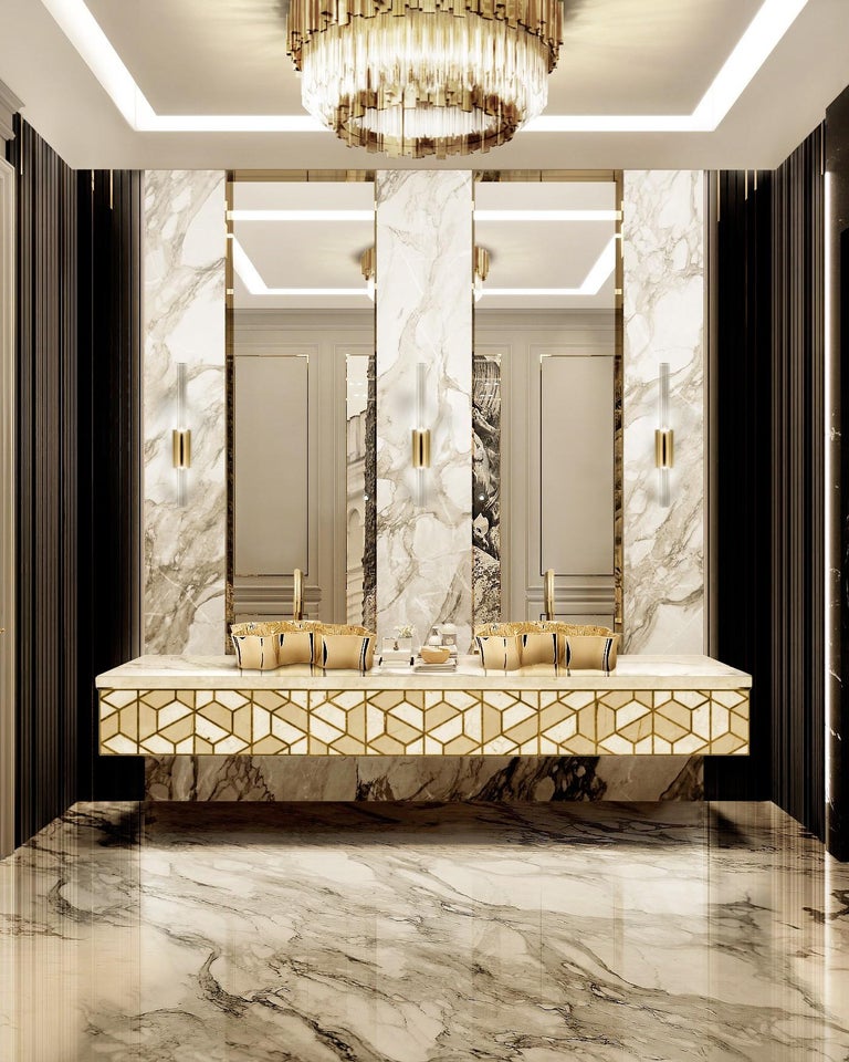 Modern Eden in Gold-Plated Vessel Sink by Maison Valentina For Sale at ...