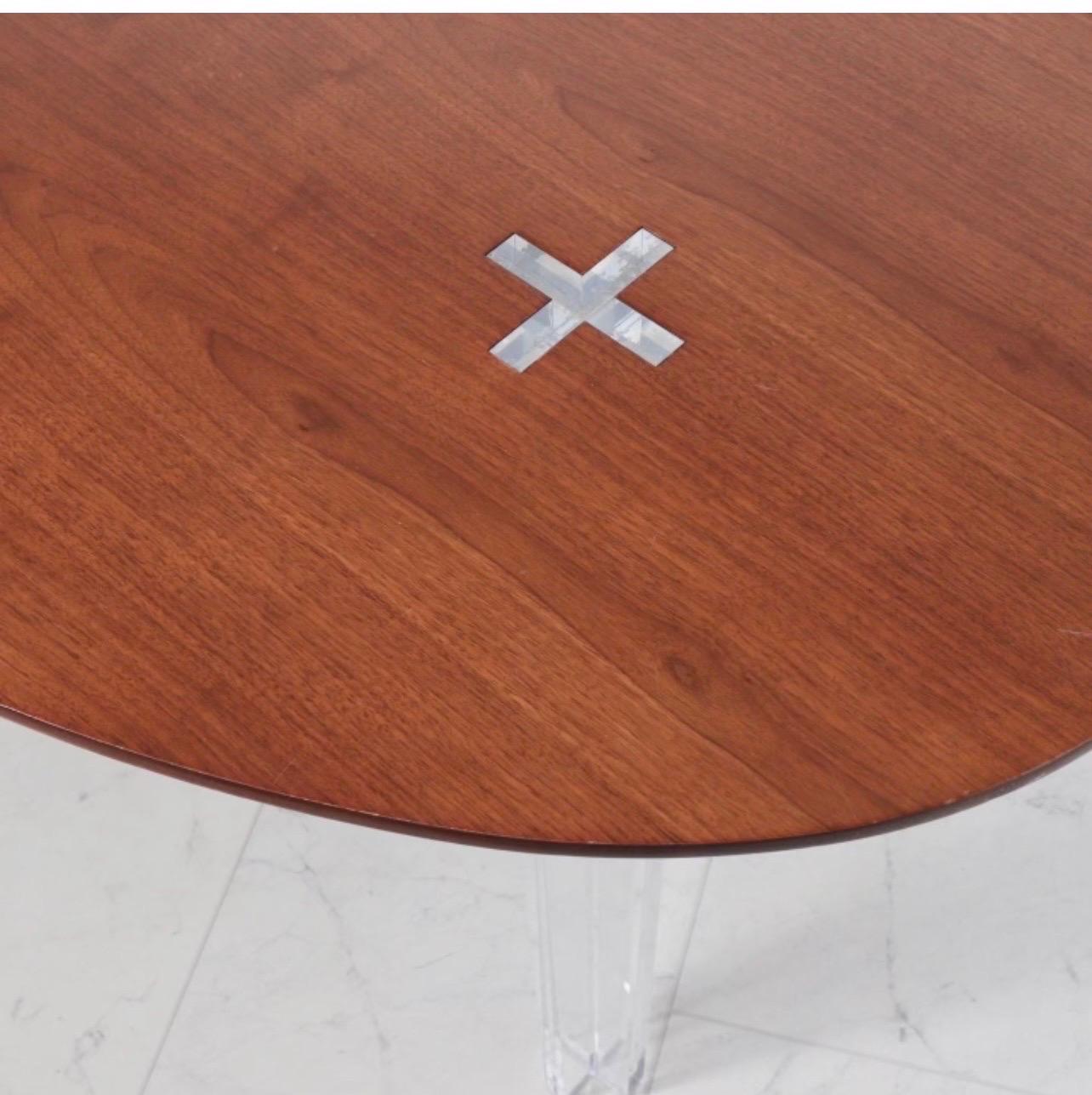 Modern Egg Shaped Biomorphic Tripod Dining or Conference Table by Bernhardt For Sale at 1stDibs ...