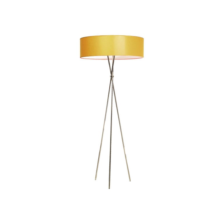 Modern Elegant Floor-Lamp with a Big Carton-Shade, "Quo Vadis" For Sale ...