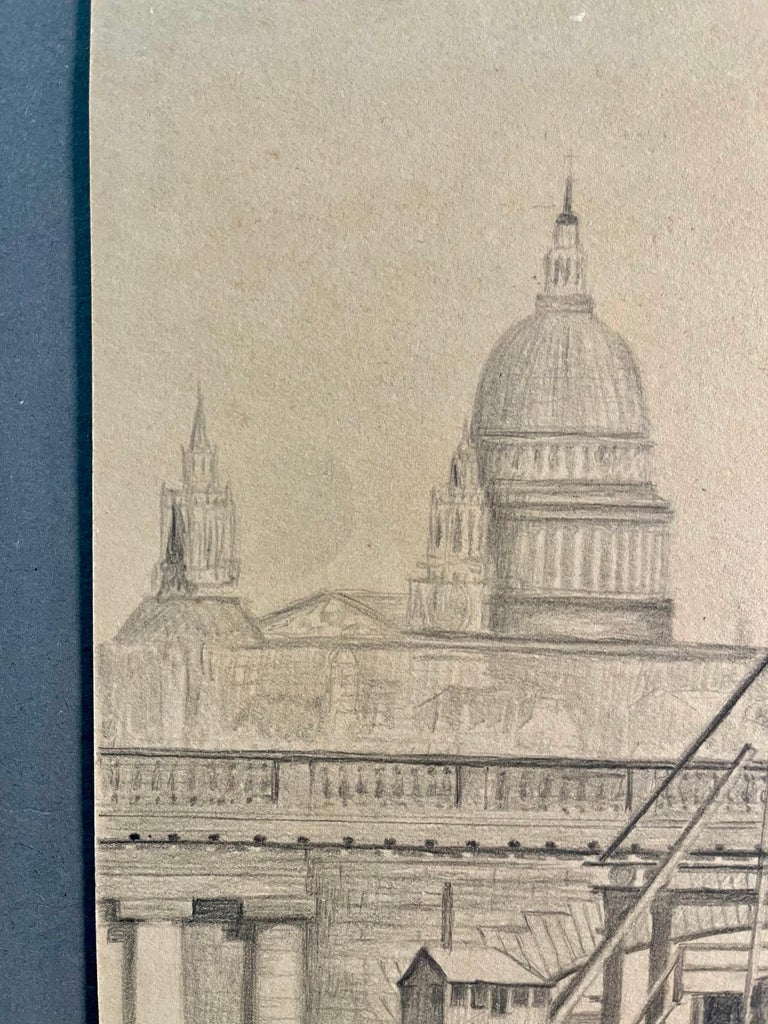 Modern English Drawing Docks of London For Sale at 1stDibs