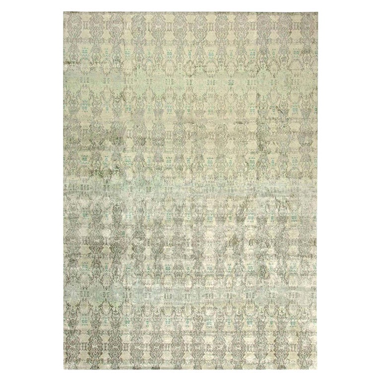 Modern Eskayel-Reflection Handmade Silk Rug for Doris Leslie Blau For ...