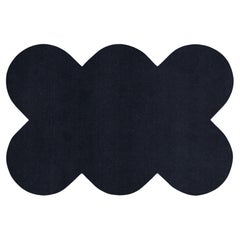Modern Abstract Design Rug With Organic Shape In Neutral Colors Lyocell ...
