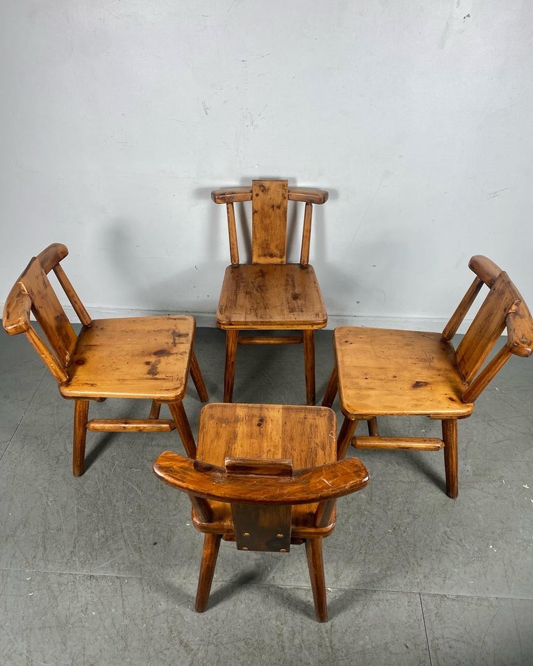 Modern Farmhouse, Cottage / Cabin Solid Wood Side Chairs by Sikes Chair ...