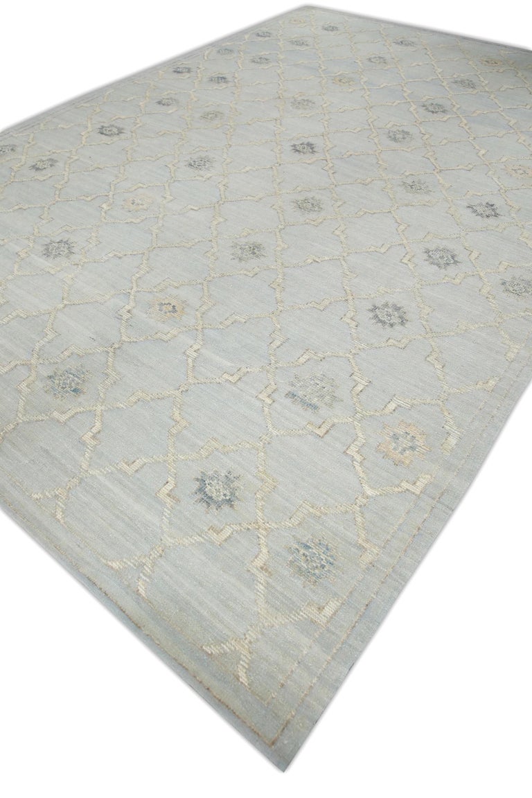 Modern Flatweave Handmade Wool Rug For Sale at 1stDibs
