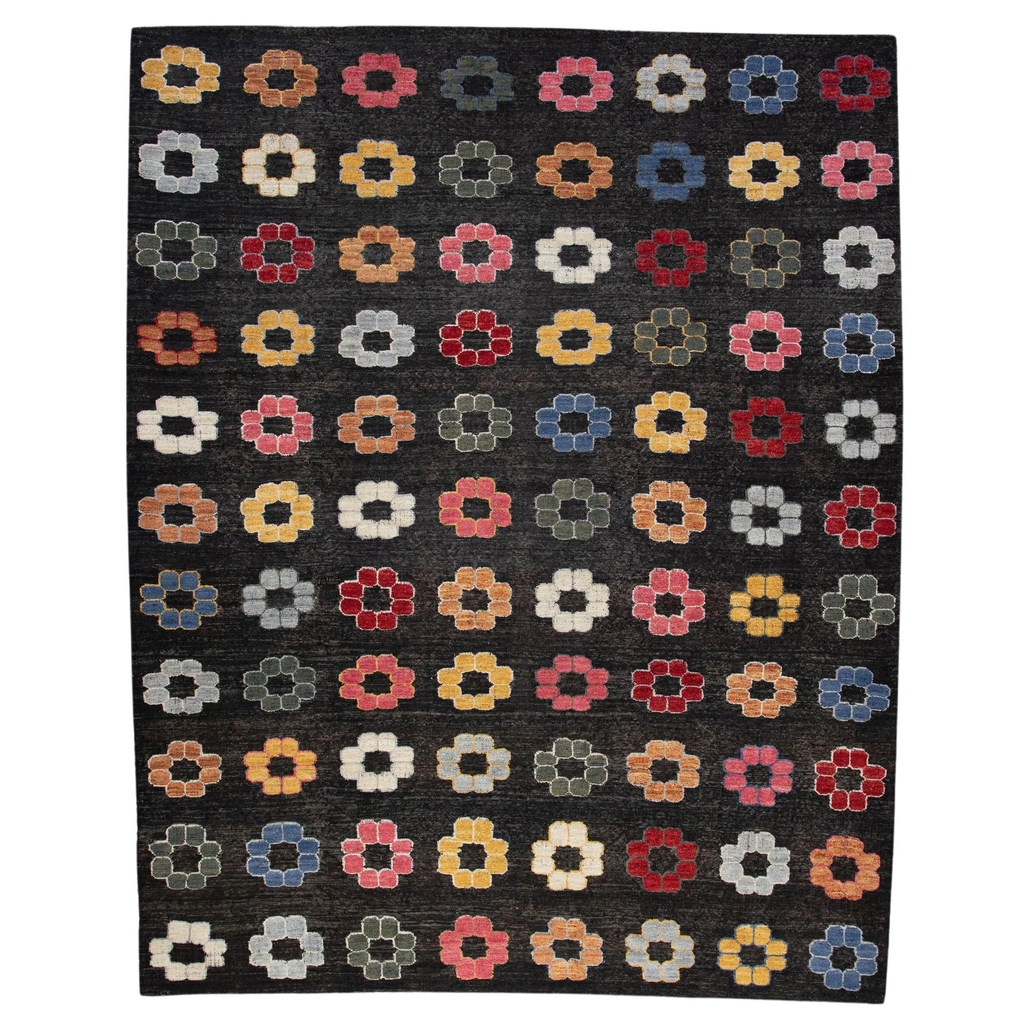 Modern Flatweave Handmade Wool Rug For Sale at 1stDibs