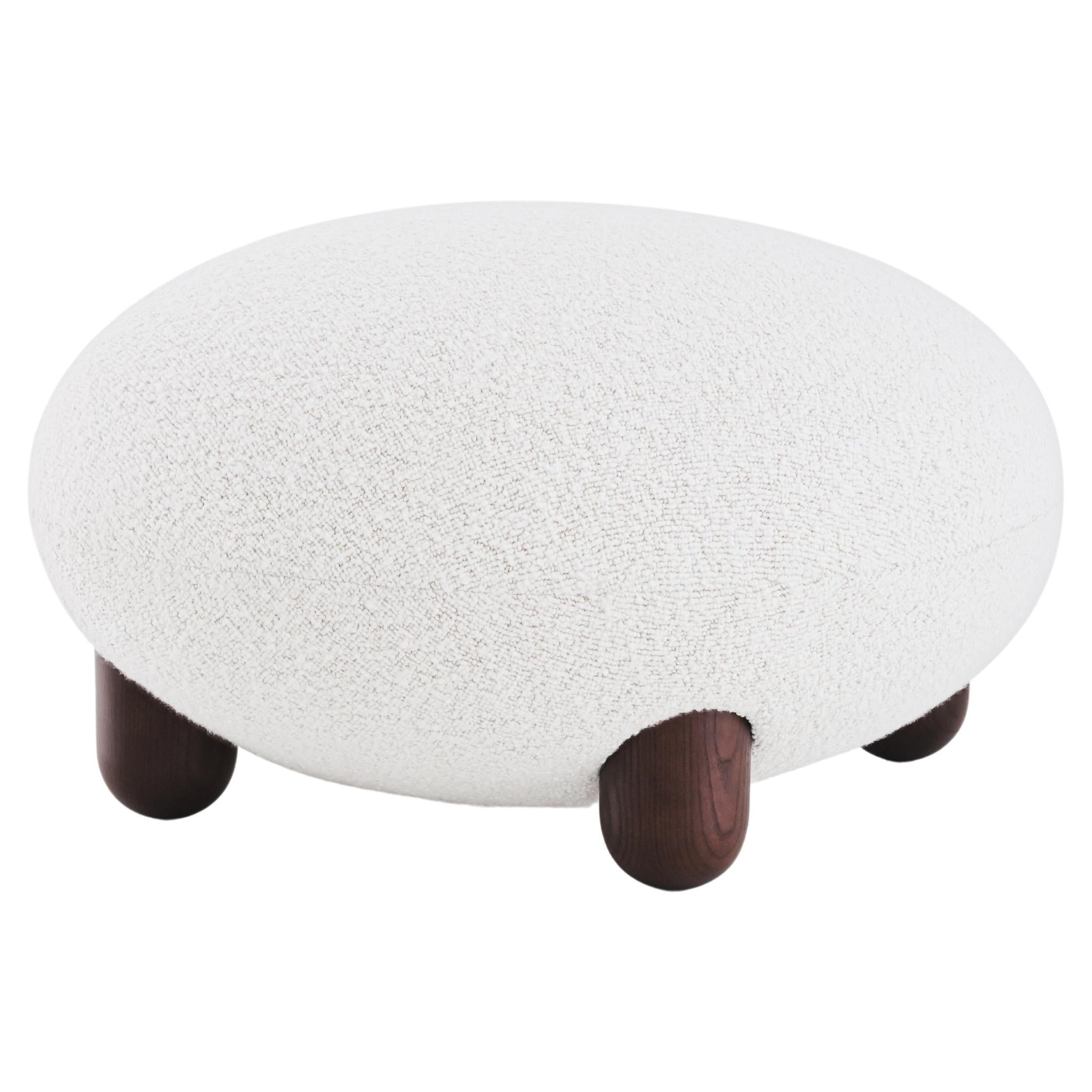 Modern Spheric Ottoman in Jab Ascendent Boucle by NOOM For Sale at ...