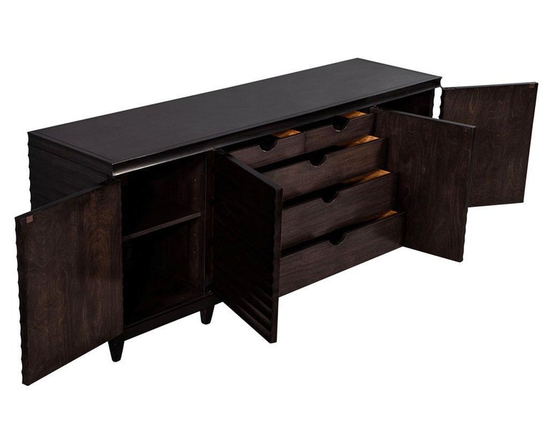 Modern Fluted Buffet Sideboard Cabinet by Barbara Barry for Baker ...