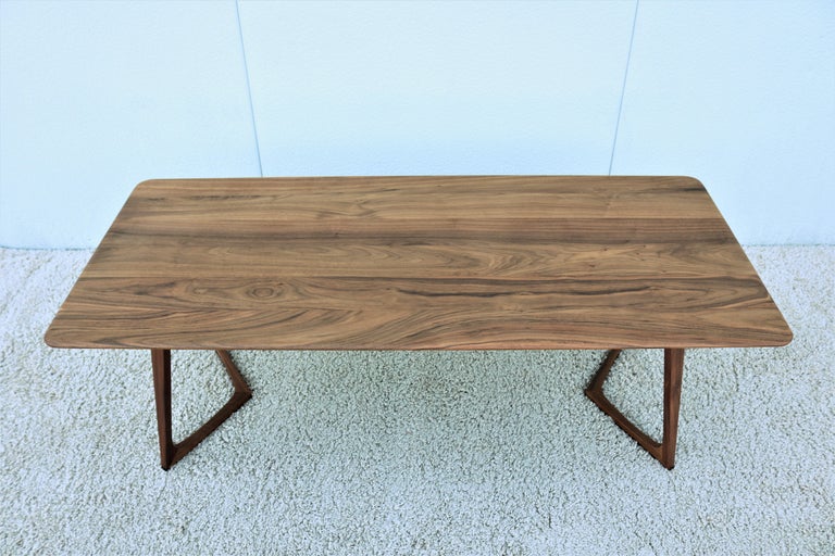 Modern Formstelle for Zeitraum American Walnut Rectangular Twist Coffee ...