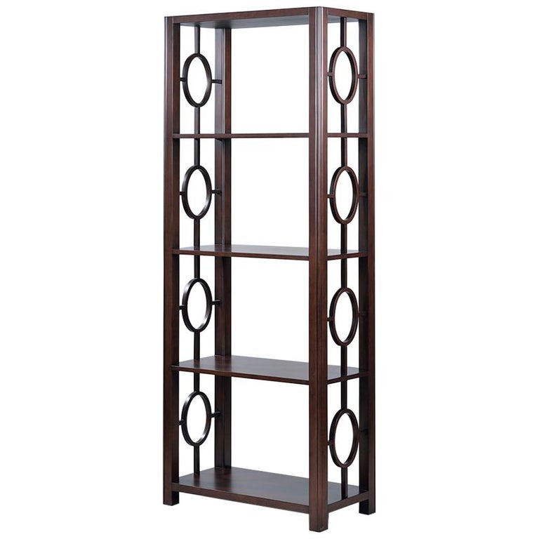 Moderne moderne Laubsägearbeiten-Tage, Mahagoni-Finish im Angebot bei ...