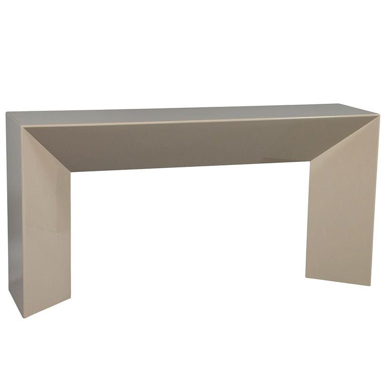 Modern Geometric Console Table at 1stDibs