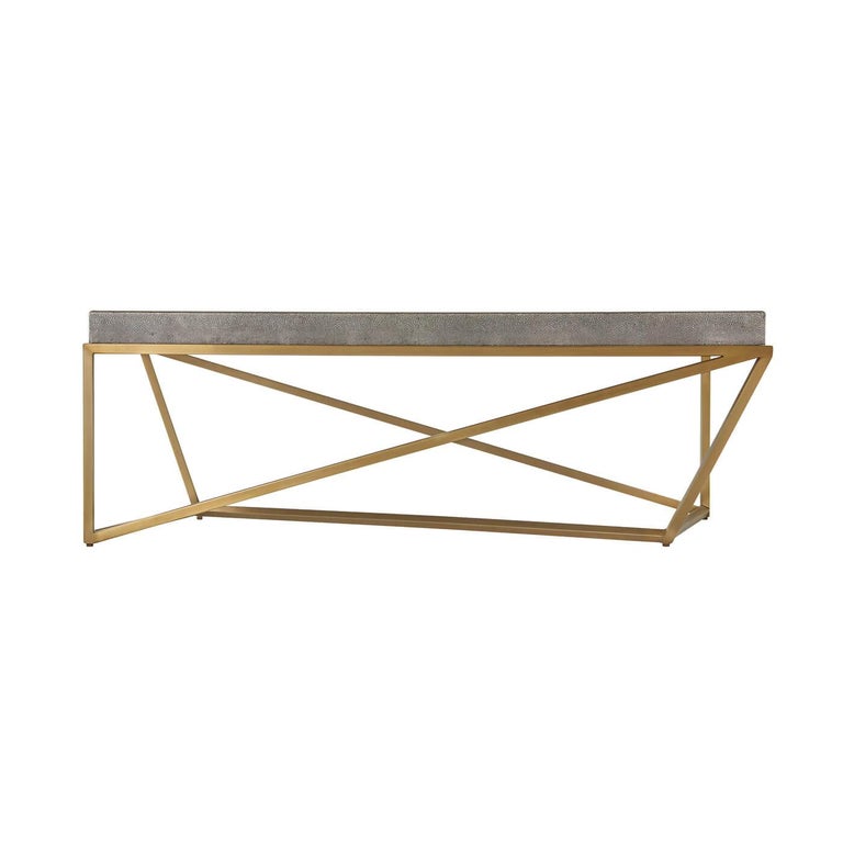 Modern Geometric Tray-Top Coffee Table For Sale at 1stDibs