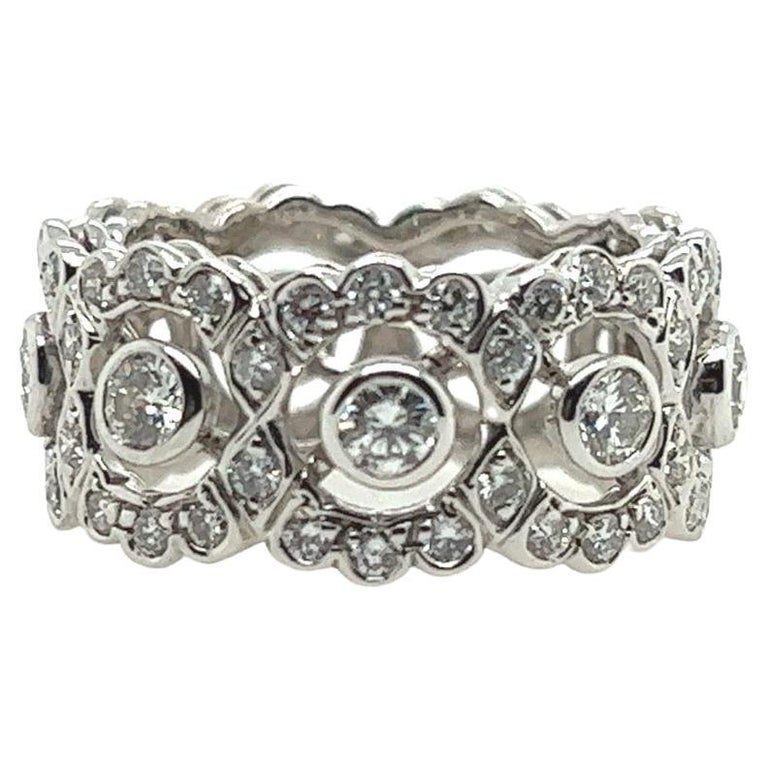 Modern Gold 2.16 Carat Natural Round Brilliant Colorless Diamond ...