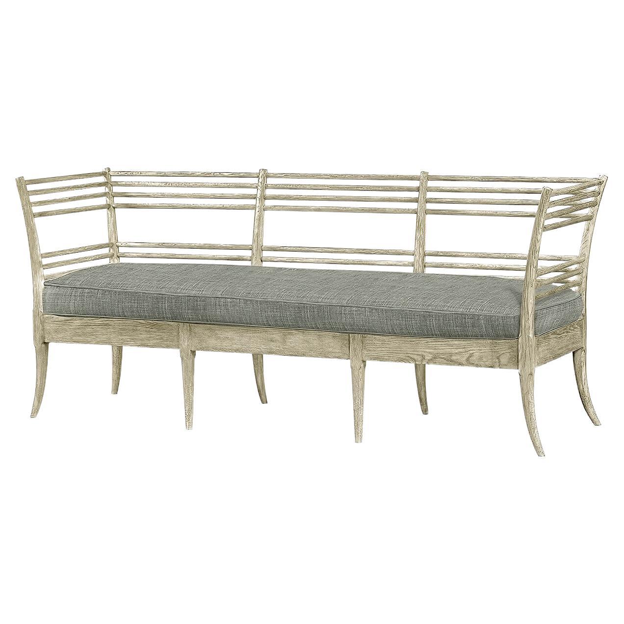 Corbu Bench 'Small' in Grey Oak by DeMuro Das For Sale at 1stDibs