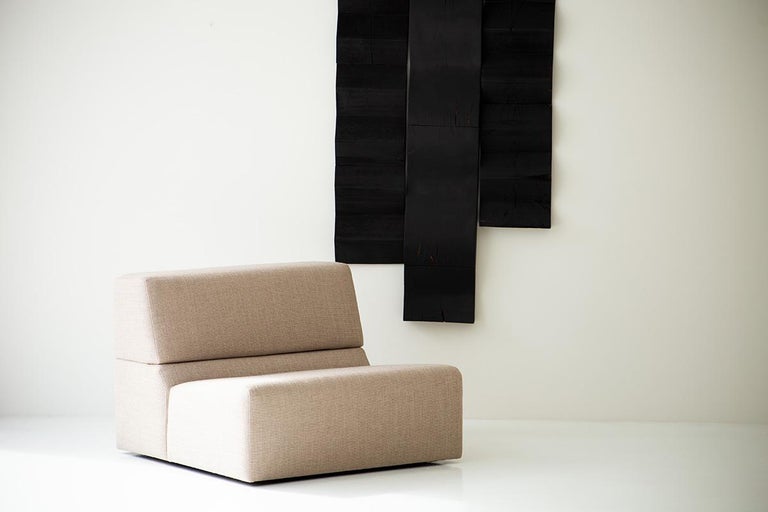 Modern Groove Lounge Chair, Modular Collection For Sale at 1stDibs