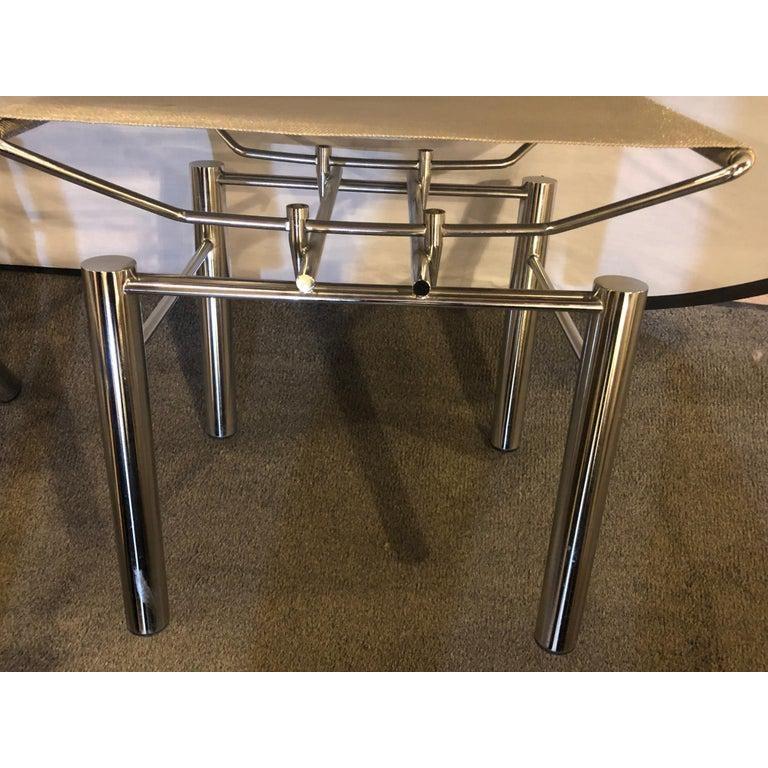 Modern Hans-Ullrich Bitsch Series 8600 Chair and Ottoman at 1stDibs