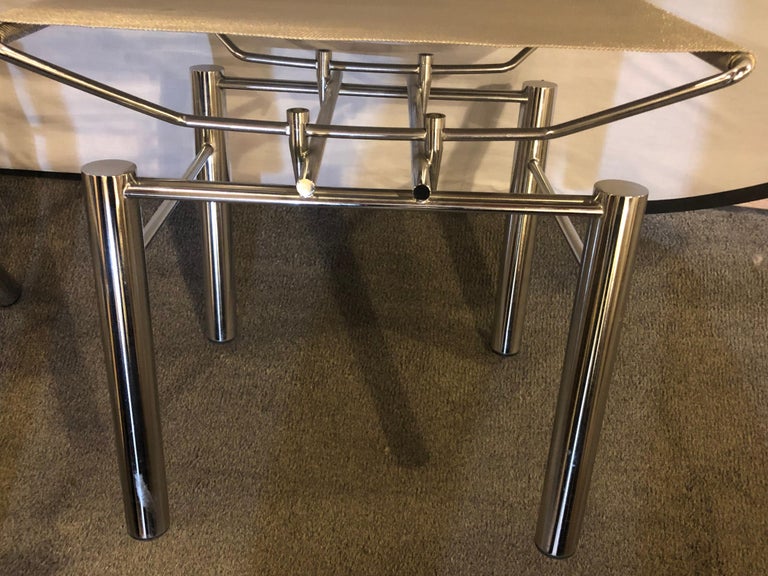 Modern Hans-Ullrich Bitsch Series 8600 Chair and Ottoman at 1stDibs