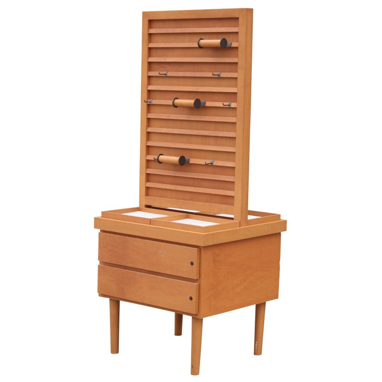 Modern Hermès Style Two-Drawer Display Stand or Adjustable Rack at 1stDibs