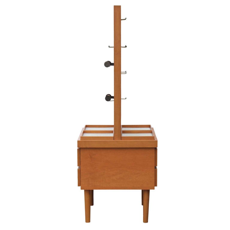 Modern Hermès Style Two-Drawer Display Stand or Adjustable Rack at 1stDibs