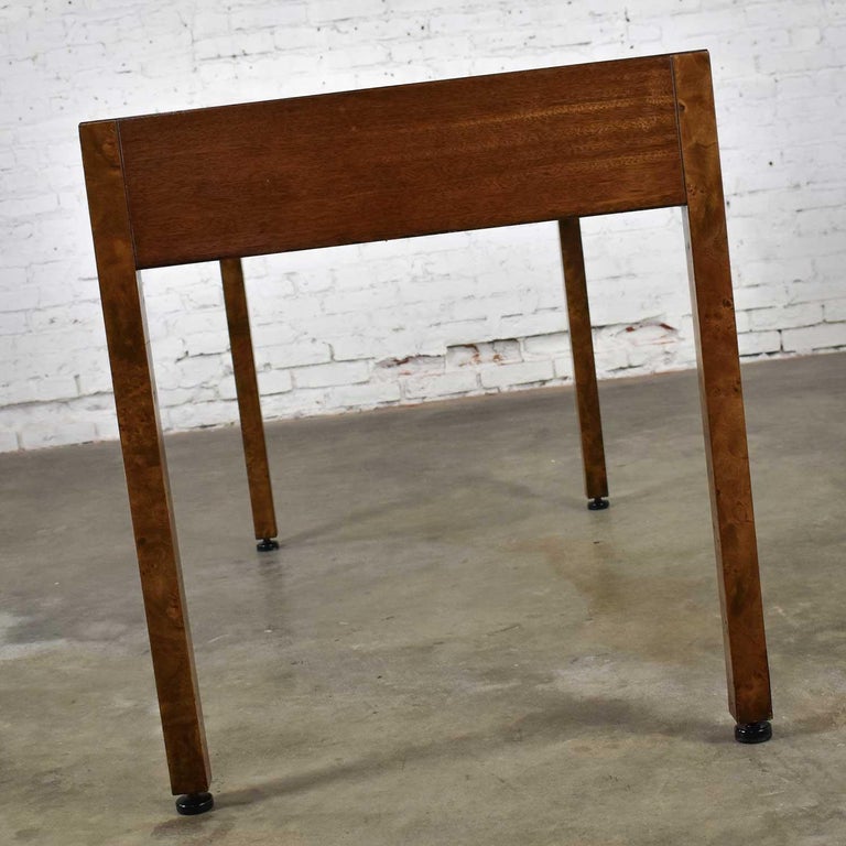 Modern Hollywood Regency Walnut Parson’s Style Writing Desk Tomlinson ...