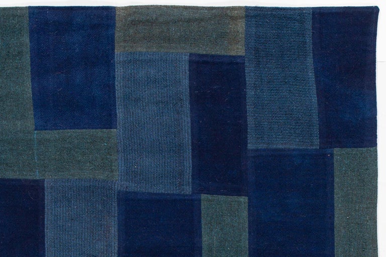 Modern Indian Flat-Weave Rug For Sale at 1stDibs