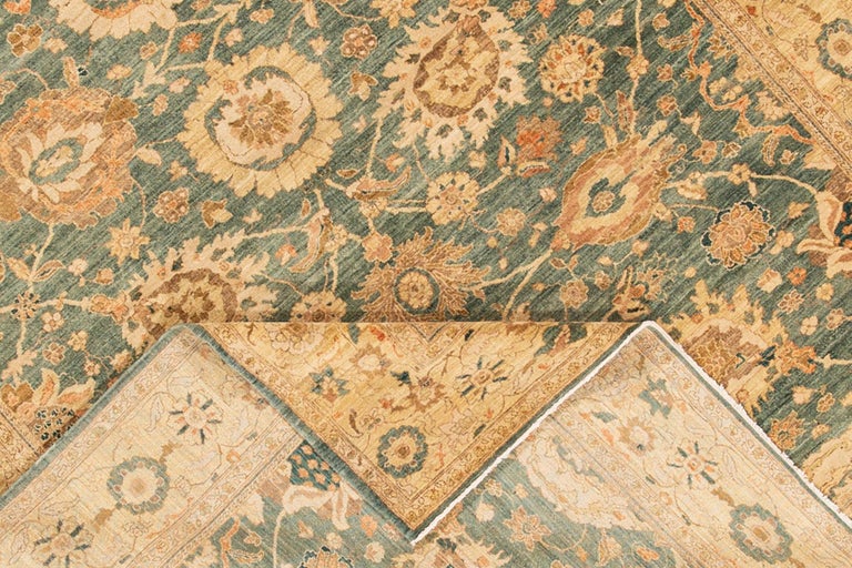 Modern Indian Peshawar Rug For Sale at 1stDibs
