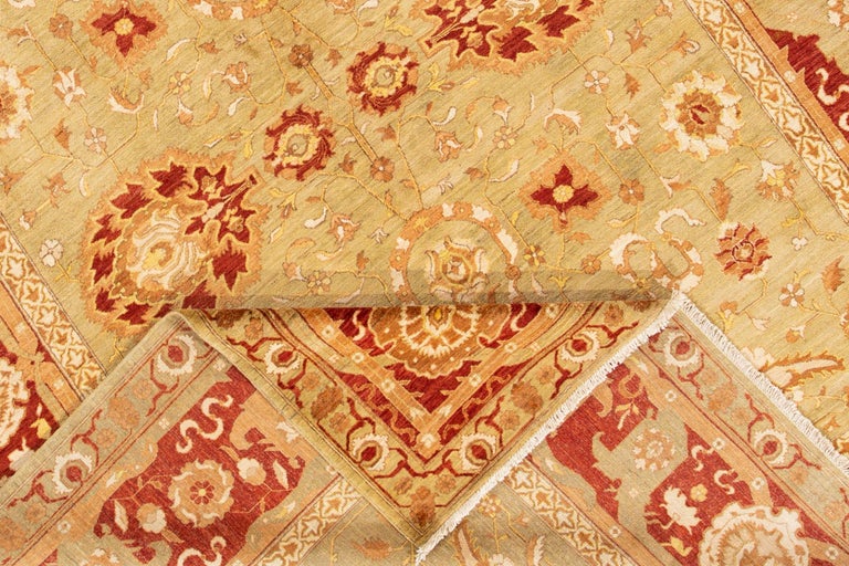 Modern Indian Peshawar Rug For Sale at 1stDibs