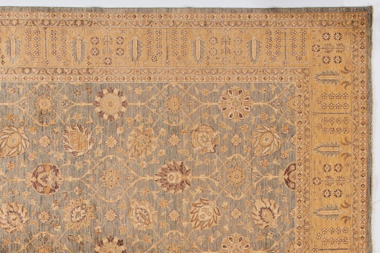 Modern Indian Peshawar Rug For Sale at 1stDibs