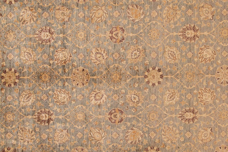 Modern Indian Peshawar Rug For Sale at 1stDibs