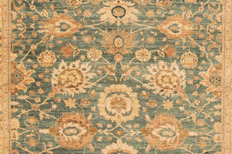 Modern Indian Peshawar Rug For Sale at 1stDibs