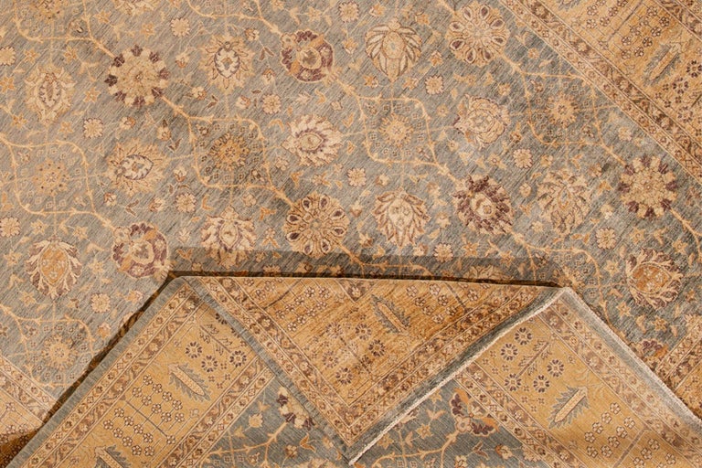 Modern Indian Peshawar Rug For Sale at 1stDibs