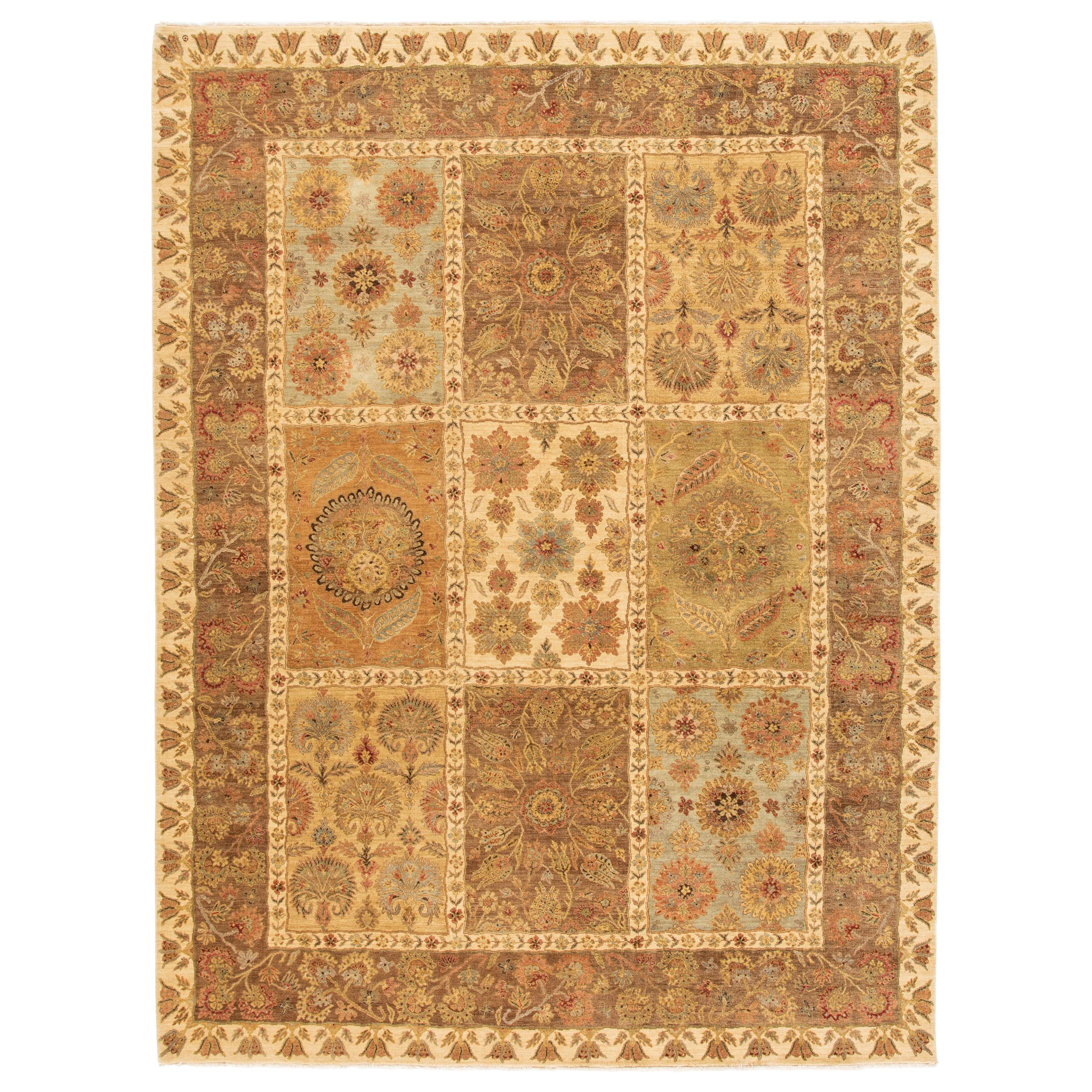 Modern Indian Tabriz Style Rug For Sale at 1stDibs